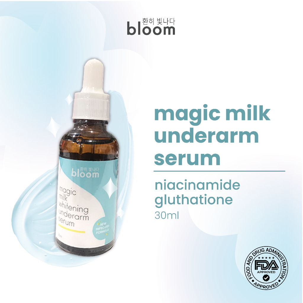 BLOOM Magic Milk Whitening Underarm Serum 30ml (NEW) | Shopee Philippines