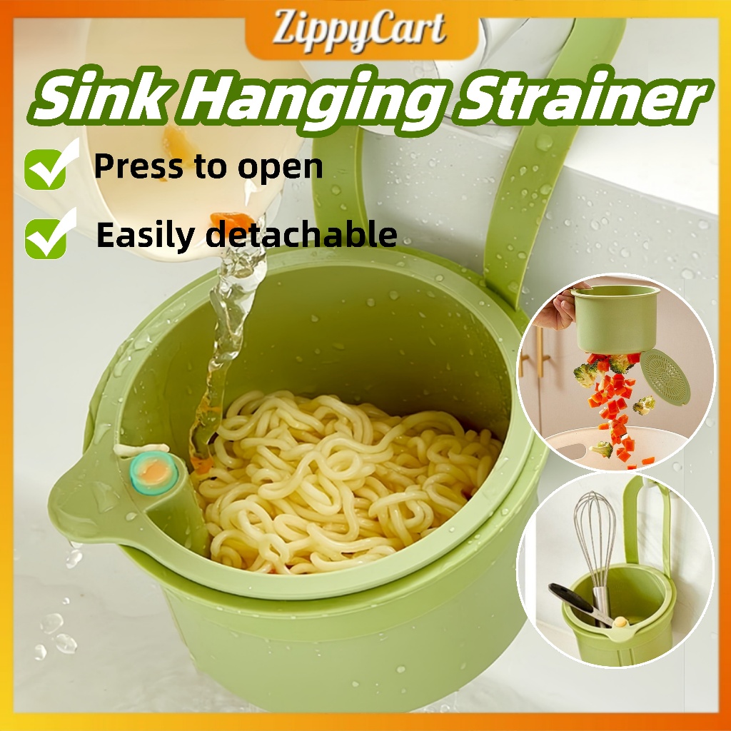 Sink Hanging Strainer Multifunctional Basket Detachable Kitchen Garbage ...