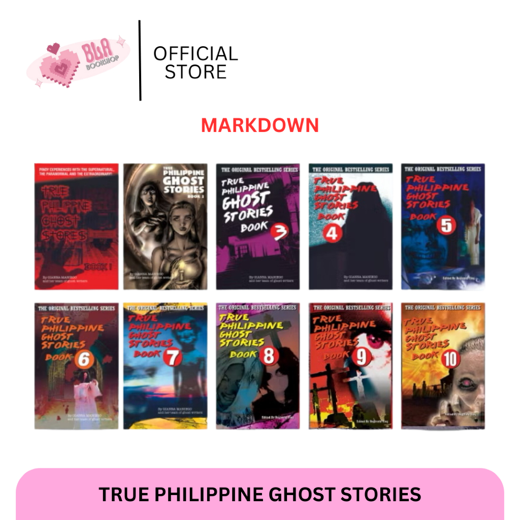 MARKDOWN - True Philippine Ghost Stories Book 1-10 | Shopee Philippines