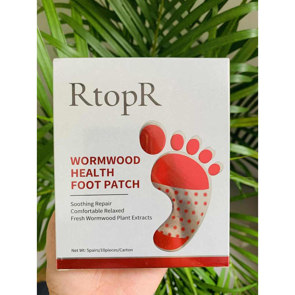 Rtopr 1 Box Wormwood Health Body Detox Foot Patch Effective Improve ...