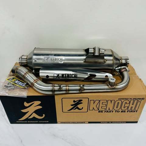 KENOCHI PIPE K2 V1 V2 BLACK STAINLESS CLICK MIO NMAX AEROX BEAT PCX160 ...