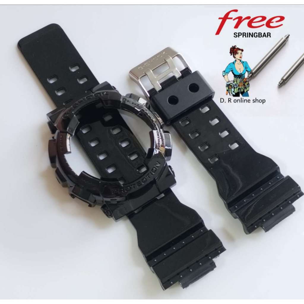 G-SHOCK GA100/GA110/GA120/GD100/GD110/GD12 G-SHOCK REPLACEMENT STRAP ...