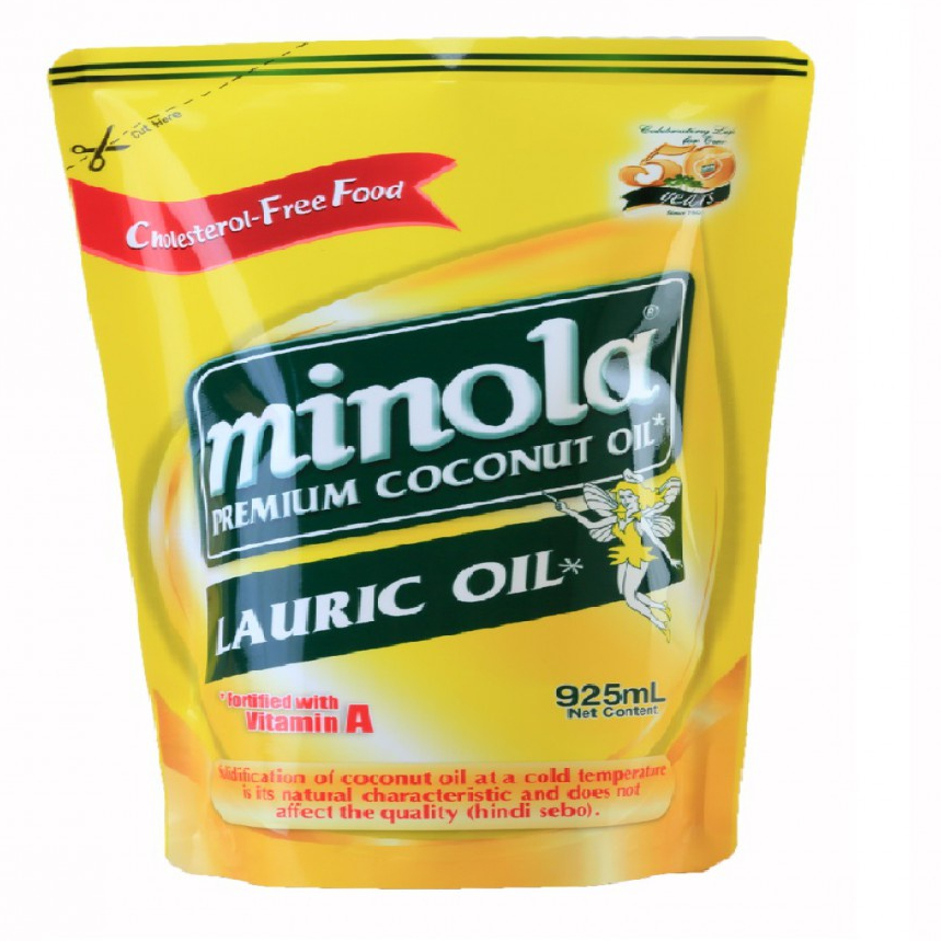 Minola Premium Coconut Oil Lauric Oil Pouch 925Ml | Shopee Philippines