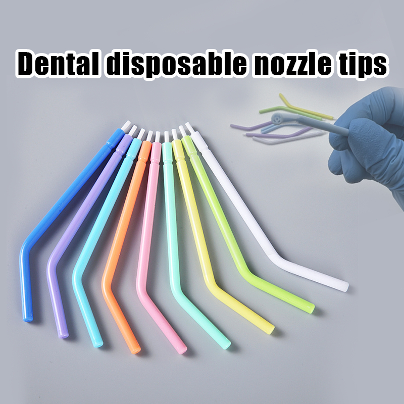100Pcs Dental Disposable Nozzles Tips 3 Way Syringe For 3-Way Air Water ...