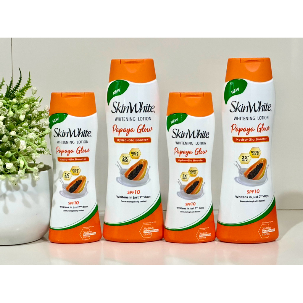SkinWhite Whitening Natural Papaya Glow Lotion SPF 10 | Shopee Philippines
