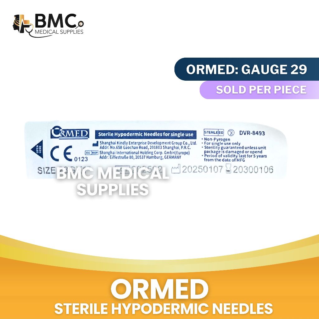 Needle Disposable Ormed (SOLD PER PIECE) | Shopee Philippines