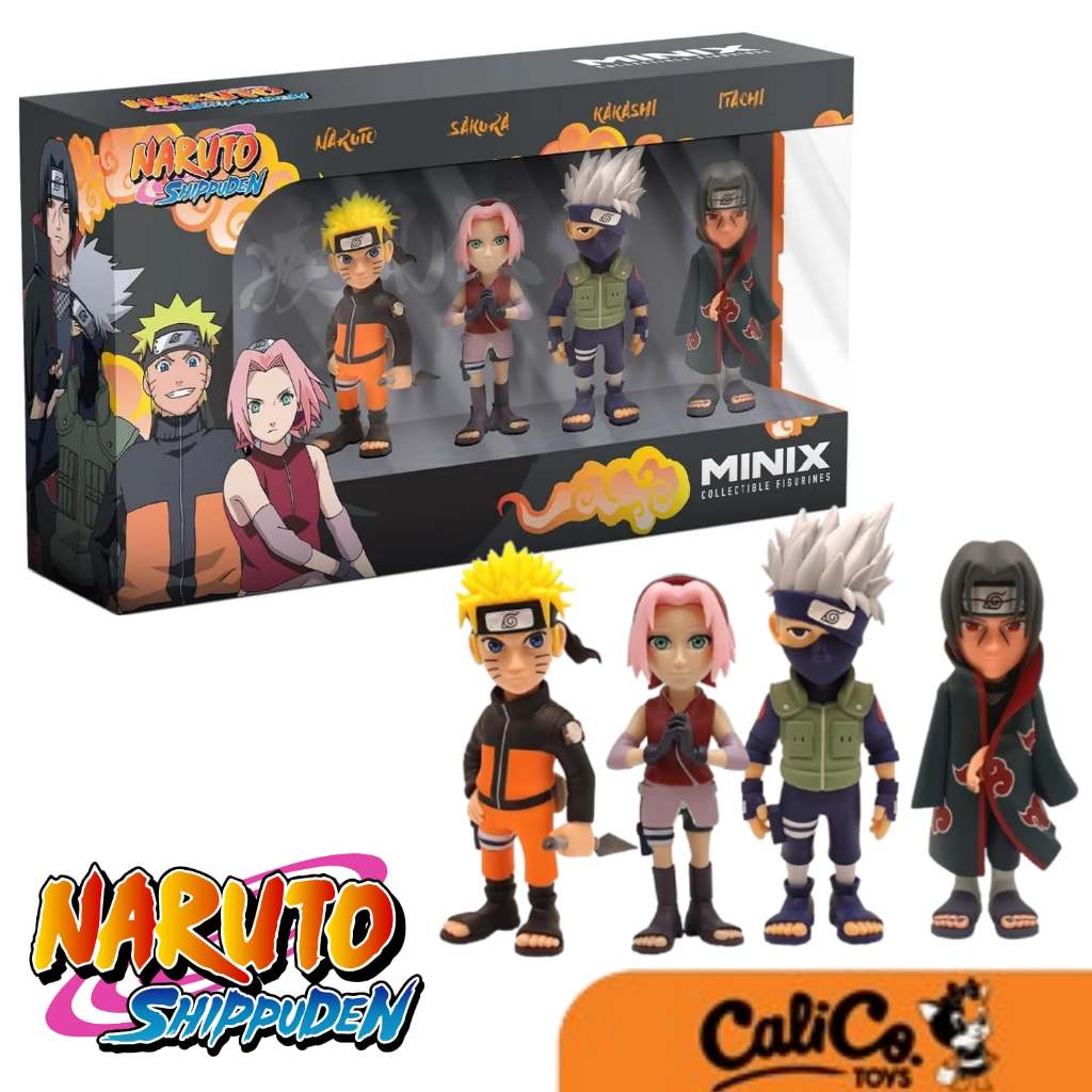 Minix Mini 7 CM - Naruto Shippuden - Naruto/Sakura/ Kakashi/Itachi 4 ...
