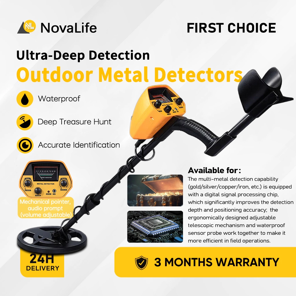 Metal Detector High Precision Handheld Underground Detector Treasure Hunting Gold Silver Scanner ...