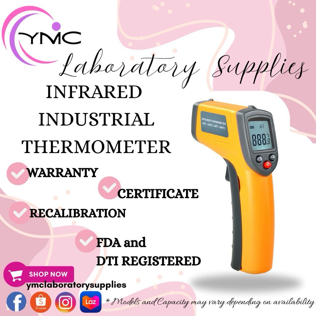 Infrared Thermometer with Calibration Certificate (non-contact) for ...