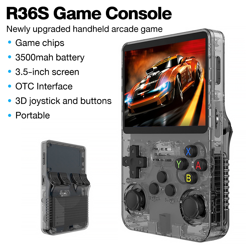 GameCove R36S Retro Handheld Video Game Console Linux System 3.5 Inch ...