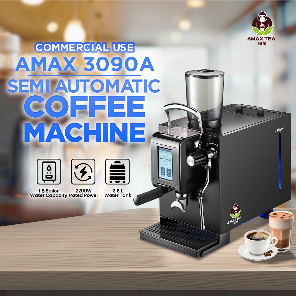 Amax Semi-auto Espresso Machine Izensso 3090A with water tank/Coffee ...