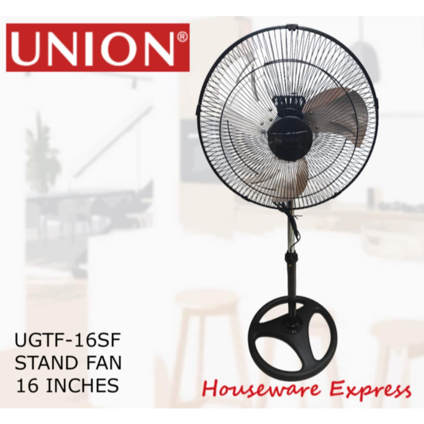 Union UGTF-16SF 16" Stainless Stand Fan (Houseware Express) | Shopee ...