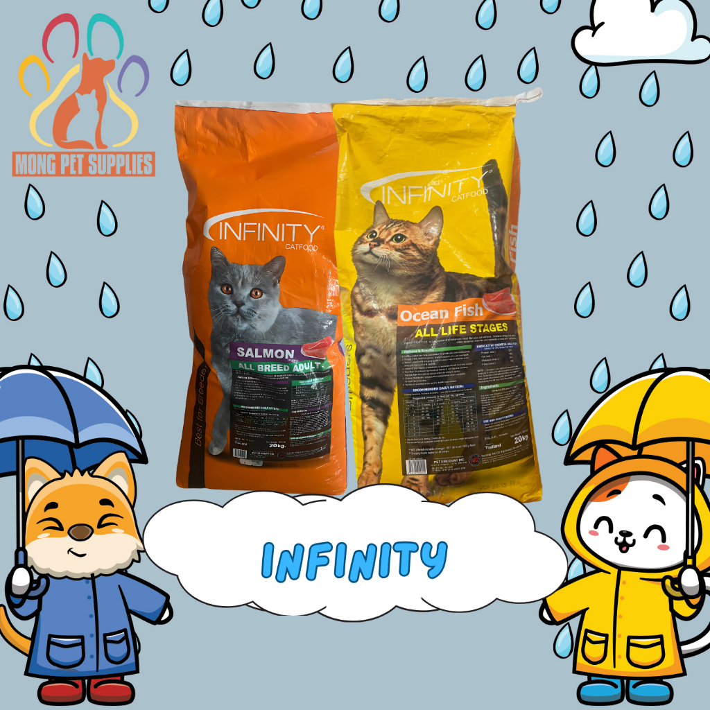 Infinity Cat Food Salmon for All Breed Adult and Ocean Fish for All ...