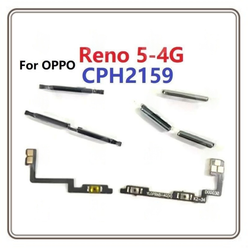 On off Power volume button flex For OPPO Reno5 Reno 5 4G CPH2159 ...