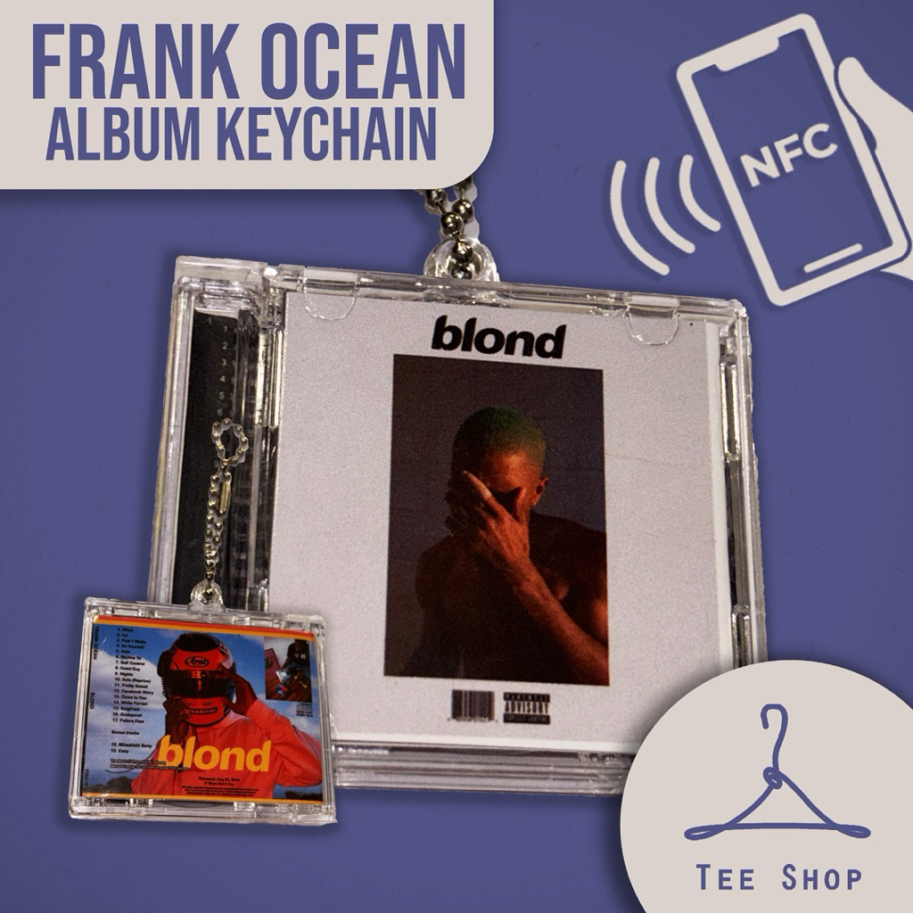 Frank Ocean acrylic Keychain NFC Enabled (Spotify or Apple music ...