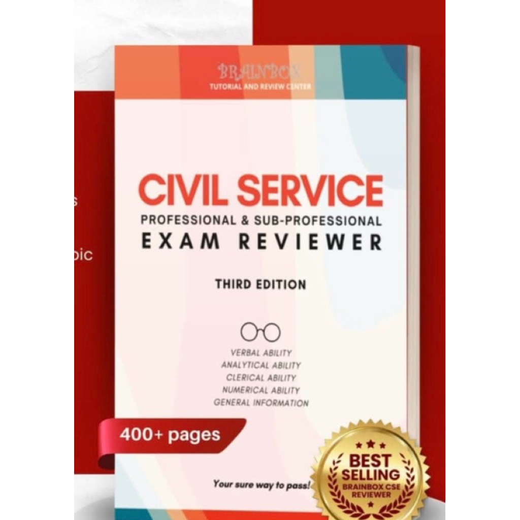 BRAINBOX Civil Service Exam Reviewer Third Edition for Professional and ...