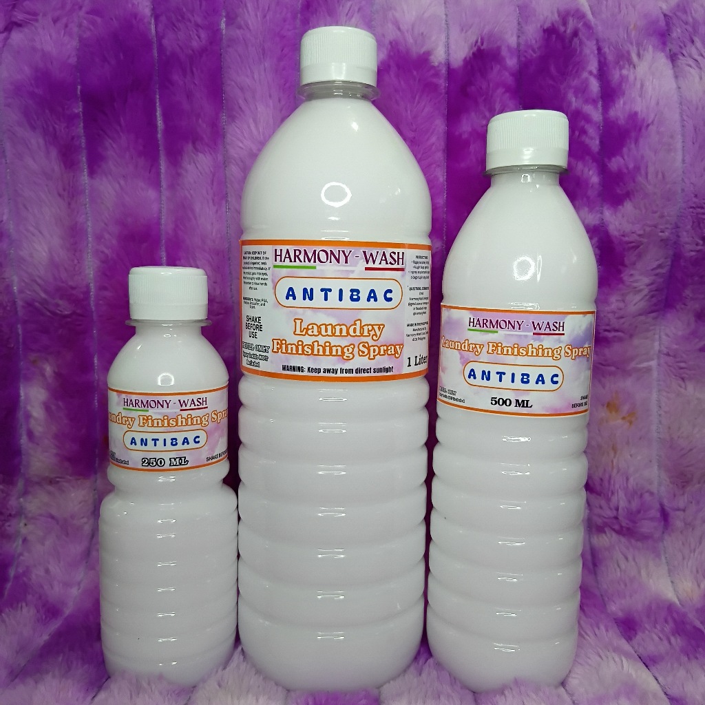 ANTIBAC LAUNDRY FINISHING SPRAY for Laundry Fabcon Fabric Spray Linen ...