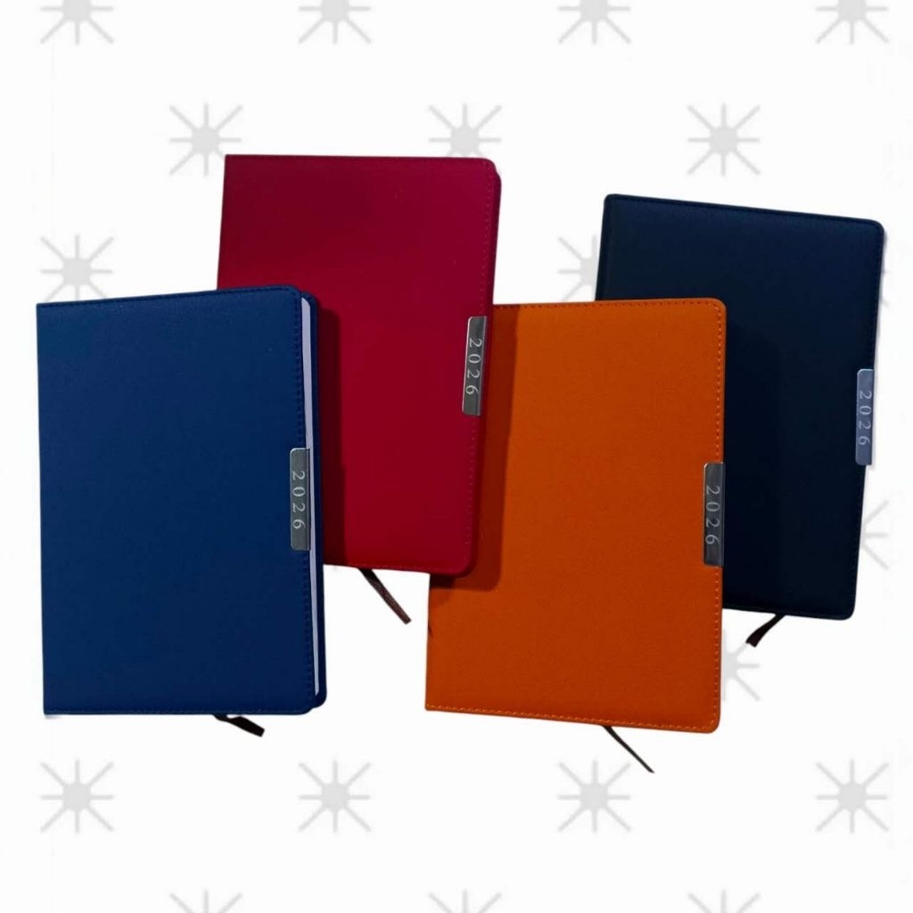 2026 Planner Notebook High Quality with Metal Year Logo | Shopee ...