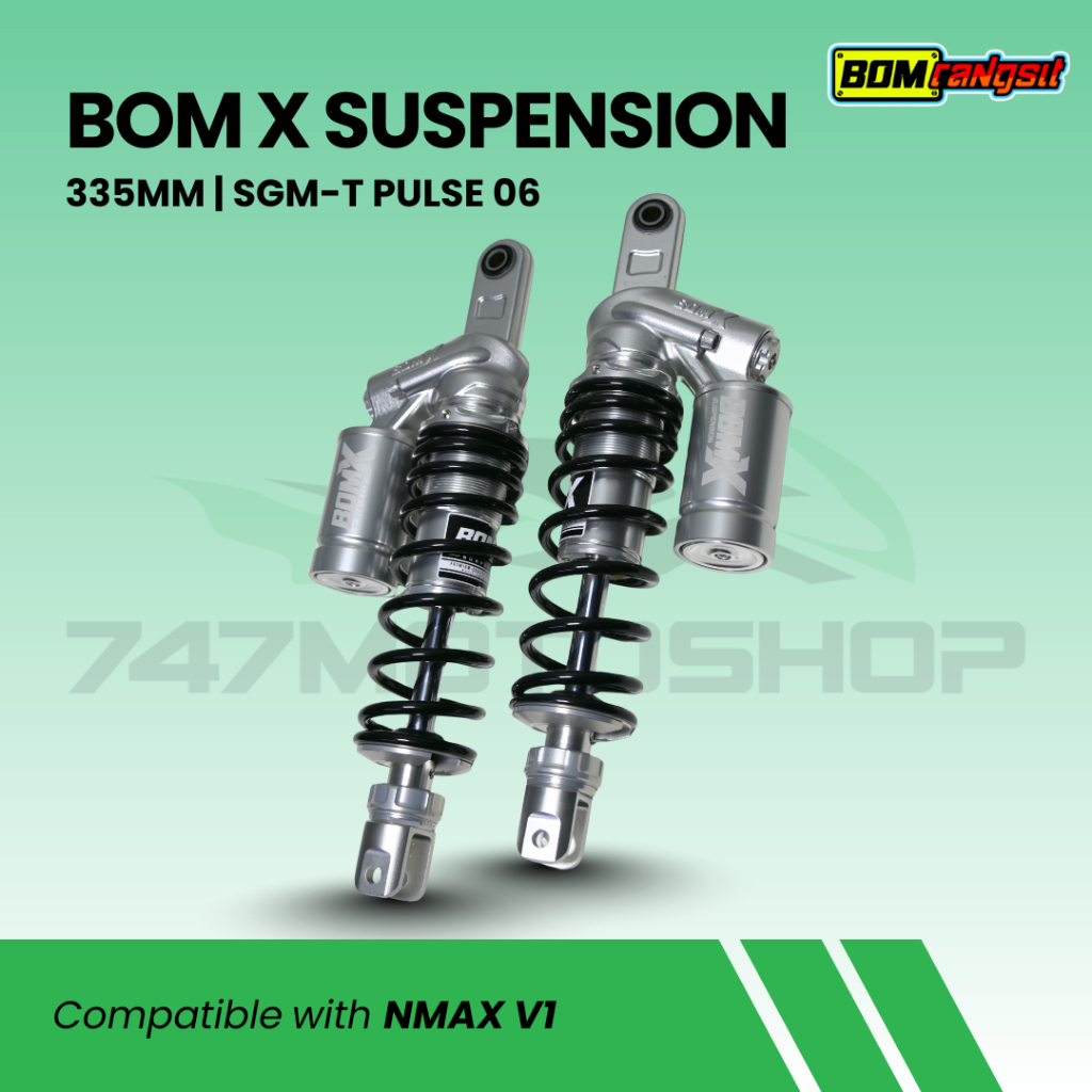 BOM X SUSPENSION SGM T-PULSE 06 FOR NMAX V1 – 335MM | Shopee Philippines