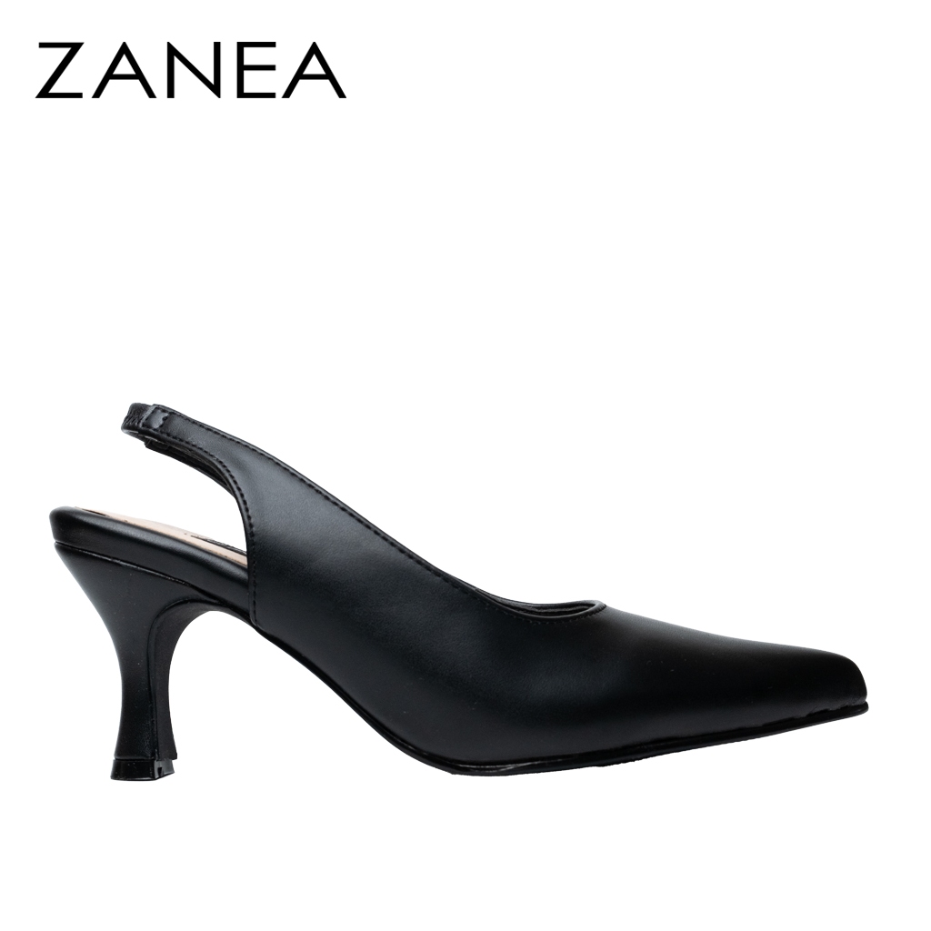 Zanea Khloe Heeled Slingback Shoes | Shopee Philippines