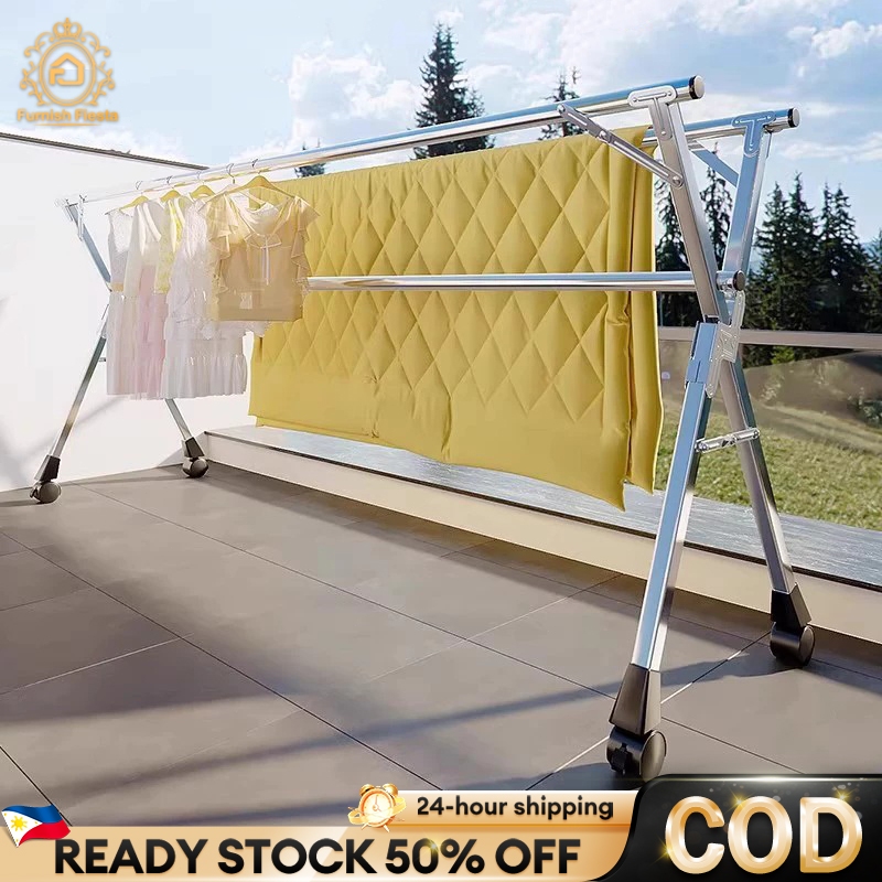 Sampayan Stainless Clothes Rack Drying Rack Foldable Sampayan Rack ...