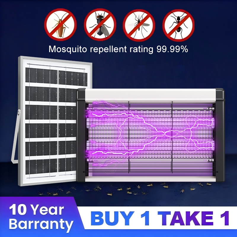 Solar Mosquito Killer Lamp Hanging Landing LED Light ly Killer Uv Light ...
