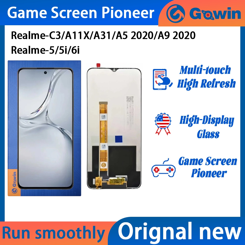 LCD for Realne C3 OPPO A11X A31 A5 2020/A9 2020/Realme 5/5i/6i set full ...