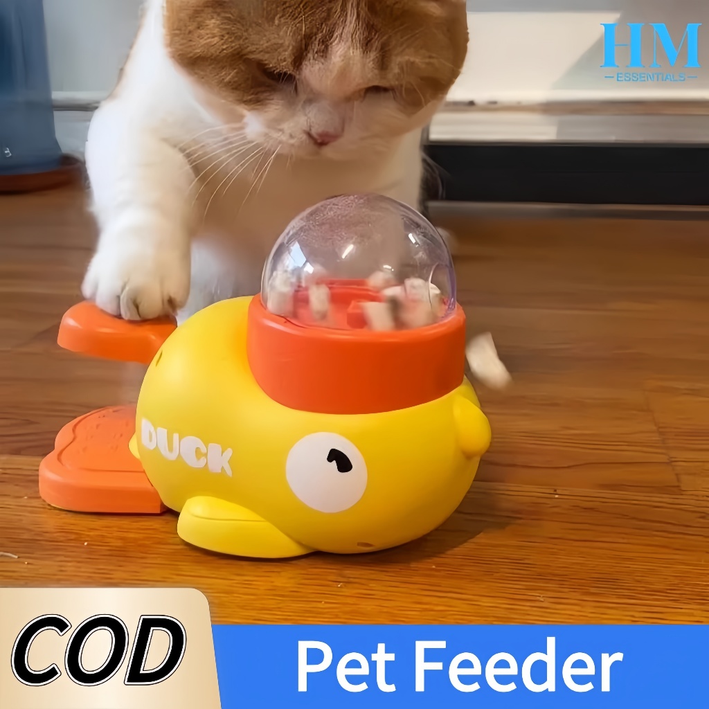 Pet Feeder Interactive Pet Food Treat Dispenser Duck Design for Dog ...