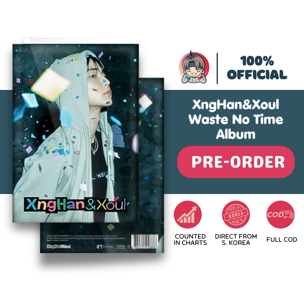 [PRE-ORDER] Sealed XngHan&Xoul Waste No Time Album | Shopee Philippines