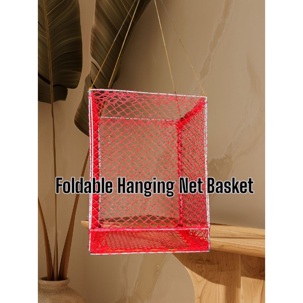 AA Foldable Rectangle Hanging Net Basket, Para sa Sari-sari store at ...