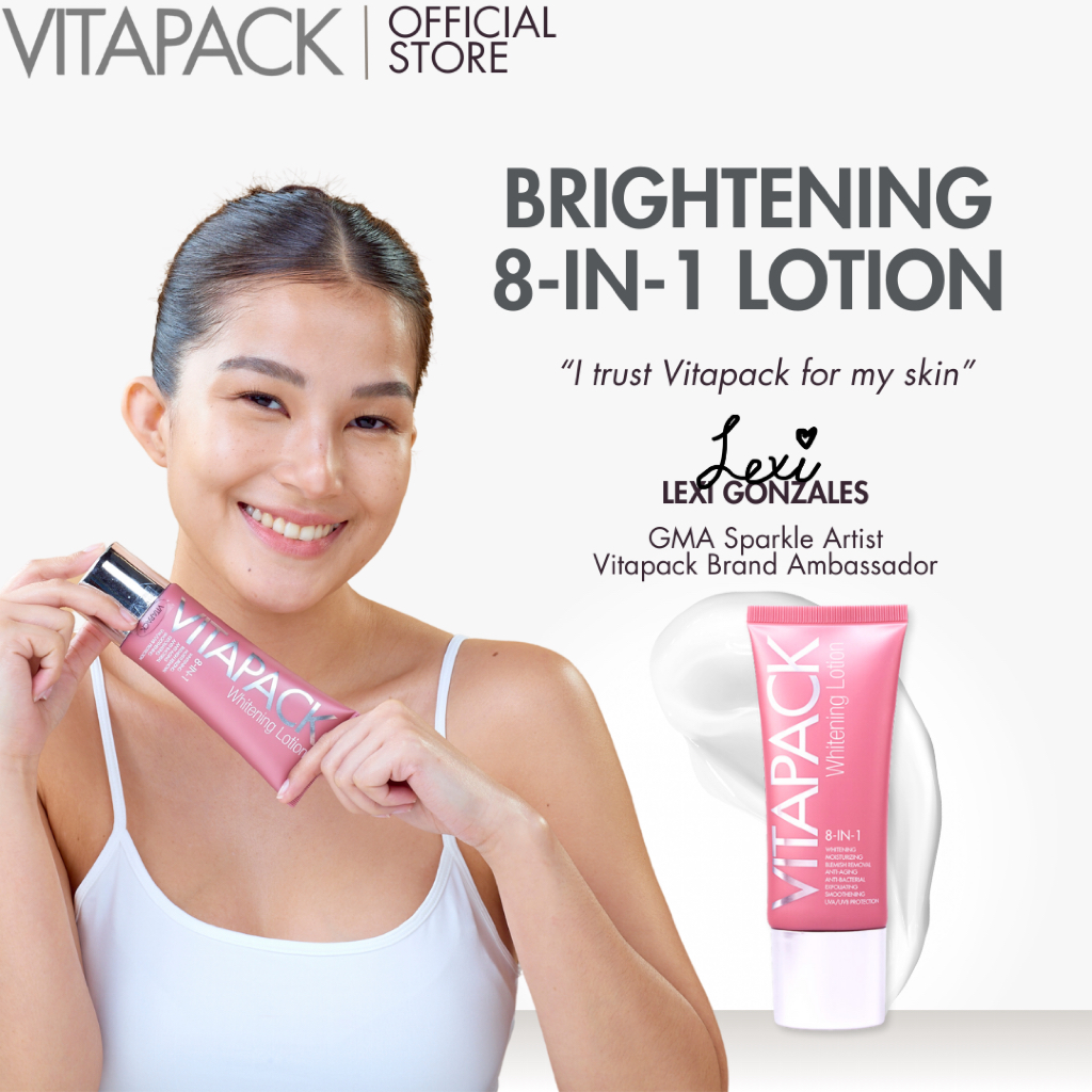 VITAPACK 8-in-1 Whitening Lotion 90ml | Shopee Philippines