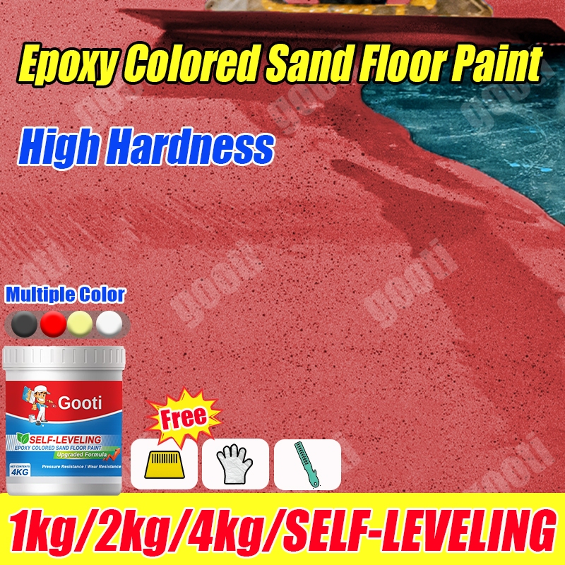 Upgrade 10 in 1 Epoxy Colored Sand Imitation Marble Self-Leveling Floor ...