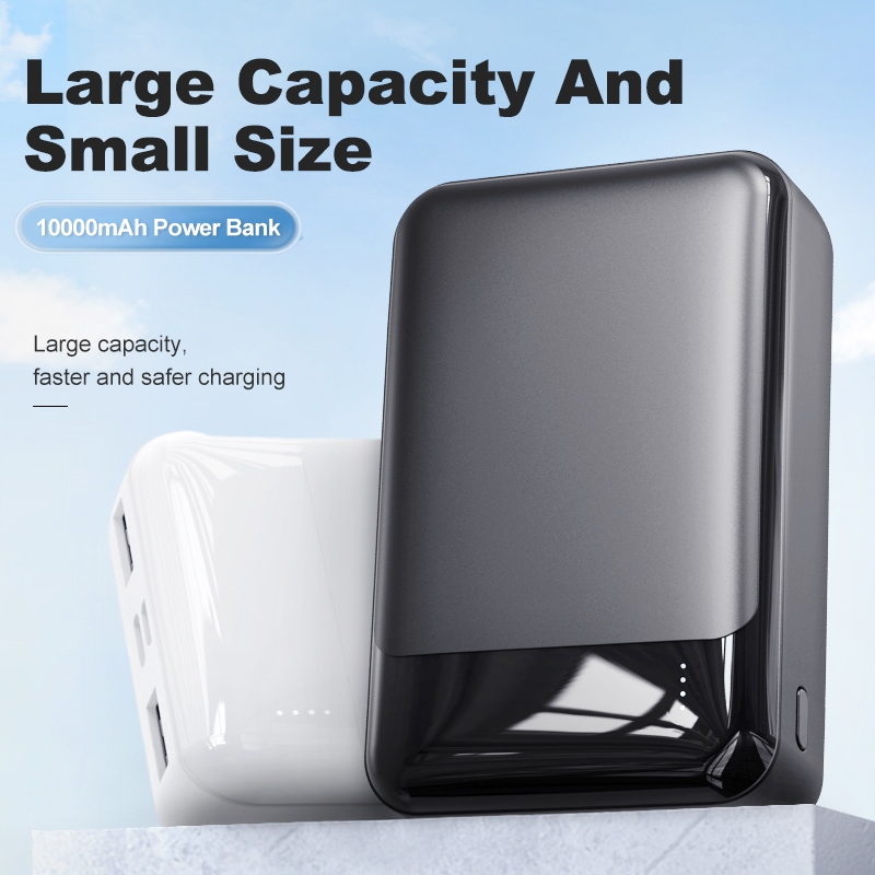 10000mAh Built-in 3 Cables 1 In 4 Out Multi-device Fast Charging ...