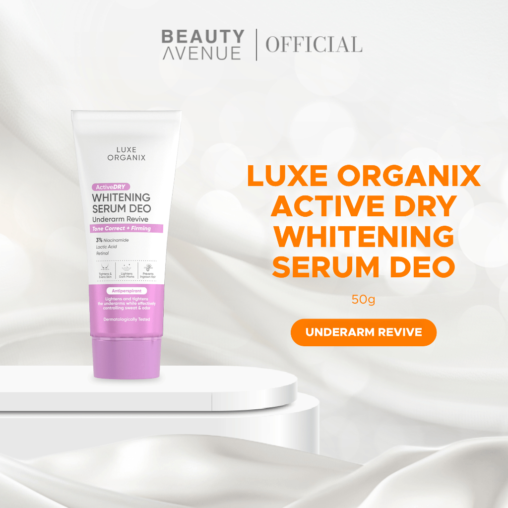 Luxe Organix Active Dry Whitening Serum Deo Underarm Revive 50g ...