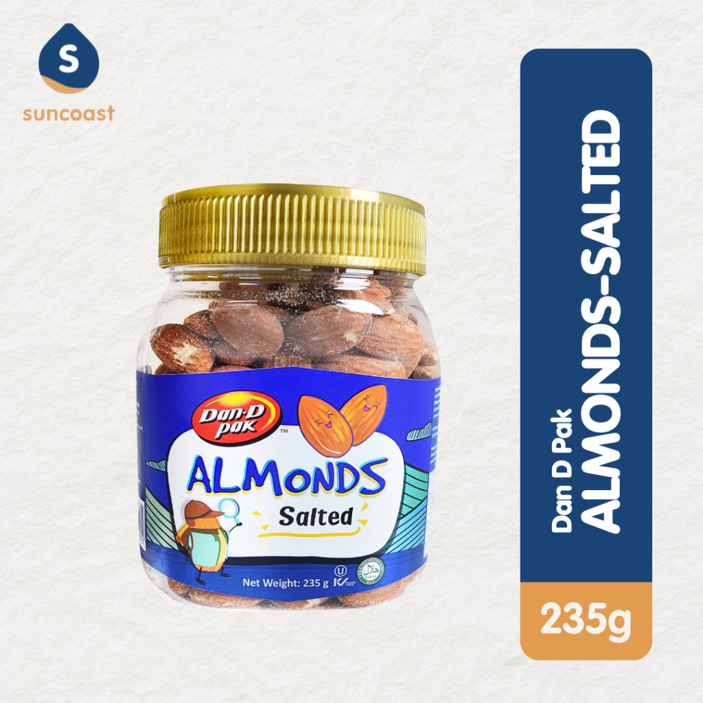 Dan D Pak Almonds Salted 235g | Premium Nuts | Shopee Philippines