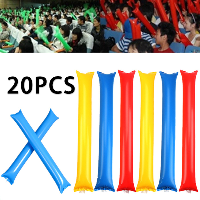 20Pcs Bam Bam Cheering Stick Balloon Clapper Cheering Balloon Cheer ...