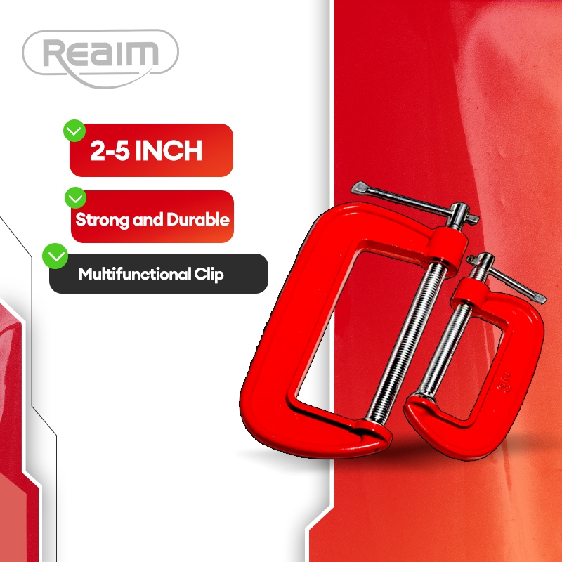 G Clip C Clamp 2"--5" Iron Clip Strength Clamping Carpentry Clip Fixed ...