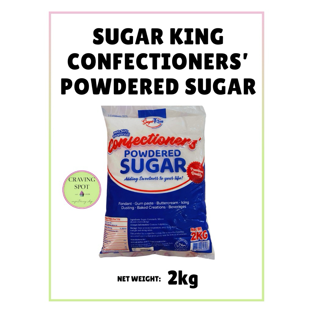 2kg Sugar King Confectioners' Sugar | Shopee Philippines