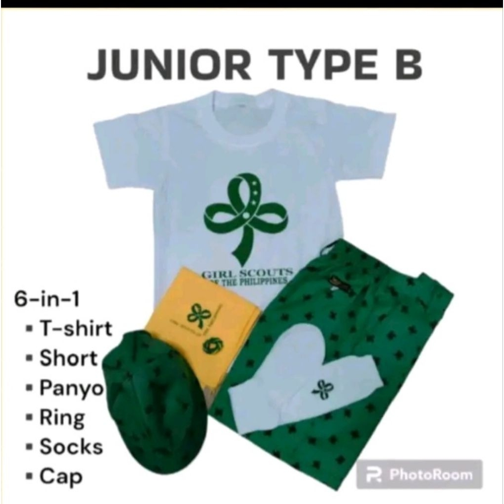 Scouting uniform 6 in 1 gsp complete set type B/scout uniform | Shopee ...