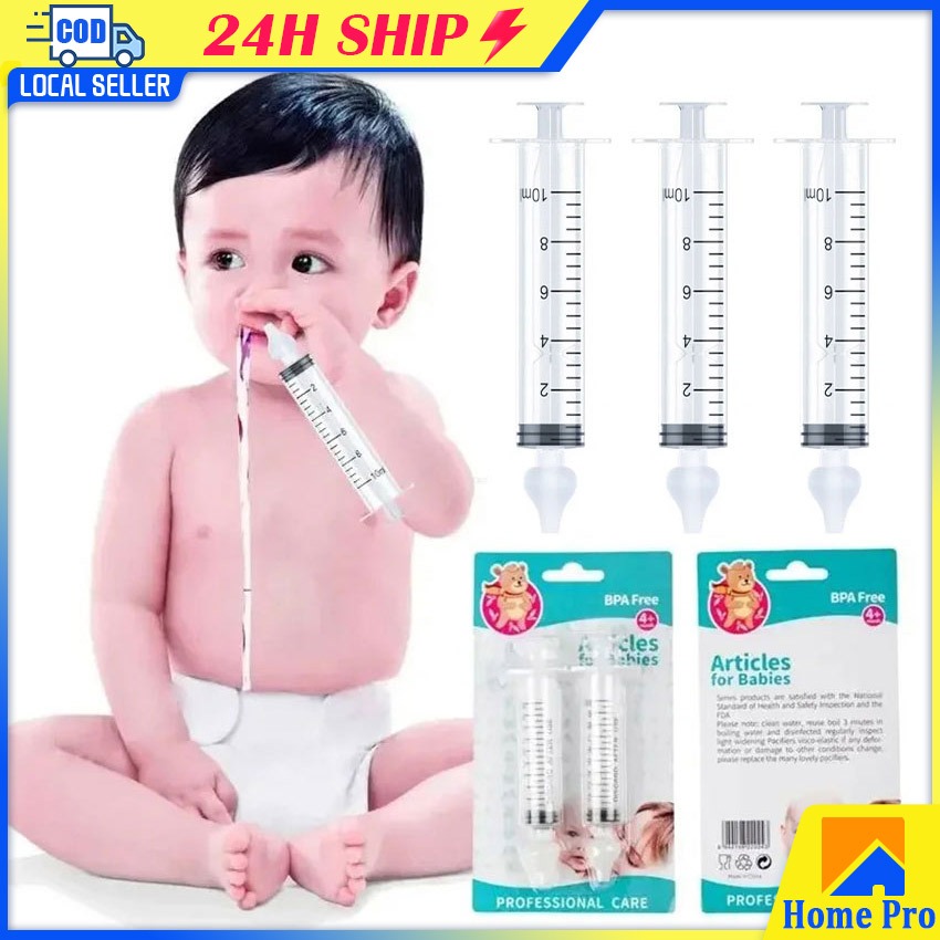 2Pcs 10ML Needle Tube Nasal Aspirator Baby Care nose Aspirator Cleaner ...
