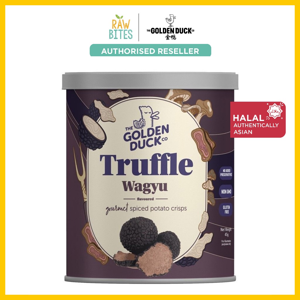 Golden Duck Truffle Wagyu Gourmet Potato Chips 45g (Authentically Asian ...