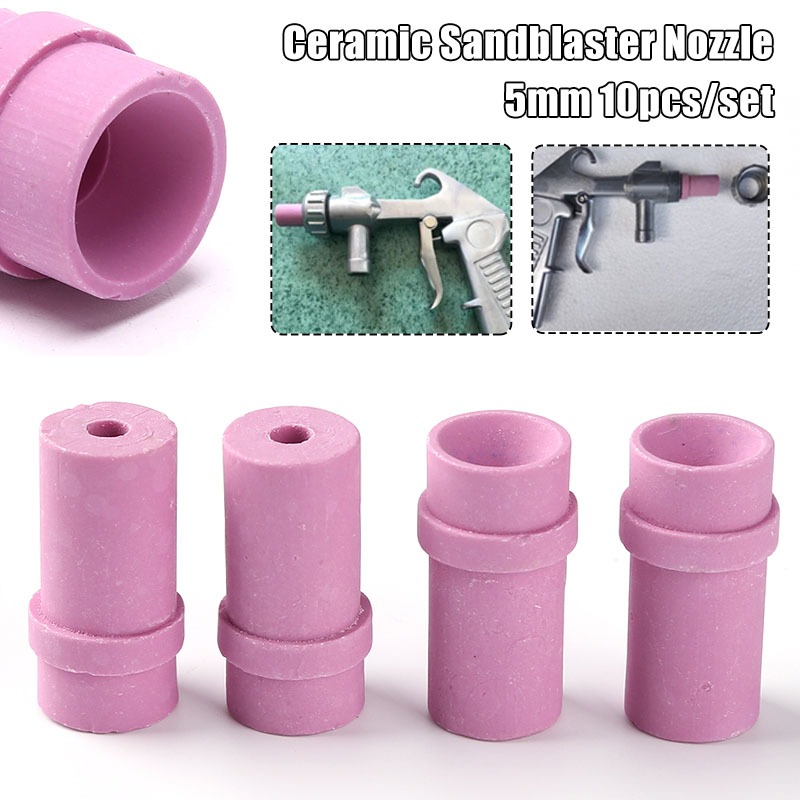 10Pcs Ceramic Sand Blaster Nozzles Air Sandblaster Tips for Blasting ...