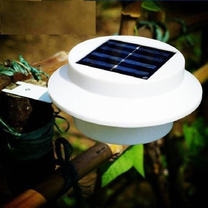 Solar Lamp Led Solar Sink Light Wall Lamp Solar Powered Fence Gutter ...