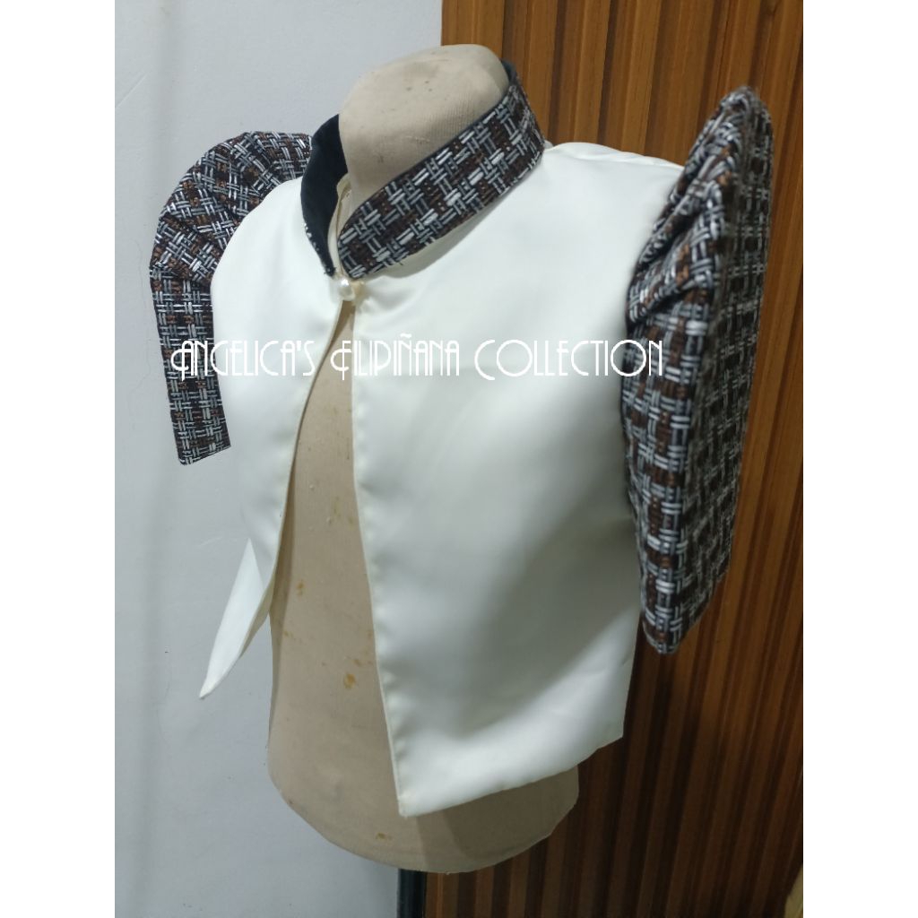 Bolero for kids Dutchess and banig fabric | Shopee Philippines