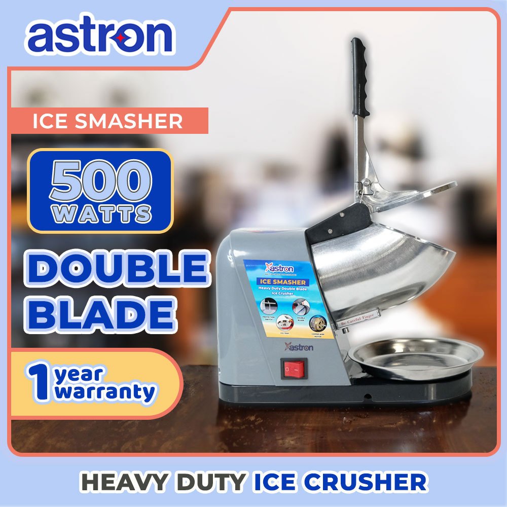 Astron ICESMASHER Double Blade Ice Crusher - Gray | Heavy Duty | High ...