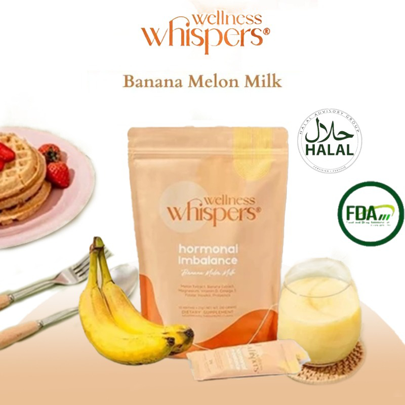 Hormonal Imbalance Banana Melon Milk - Wellness Whispers | Shopee Philippines