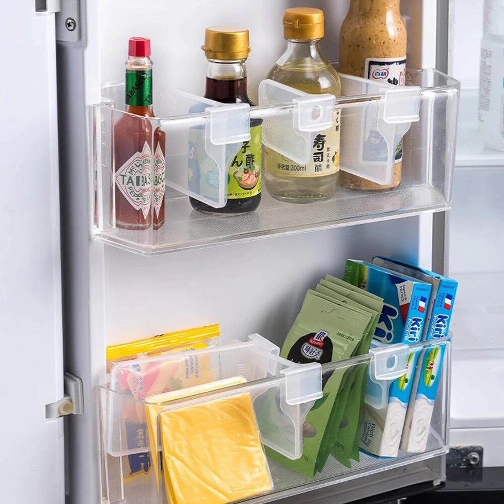 Refrigerator Partition Board Storage Retractable Plastic Divider ...