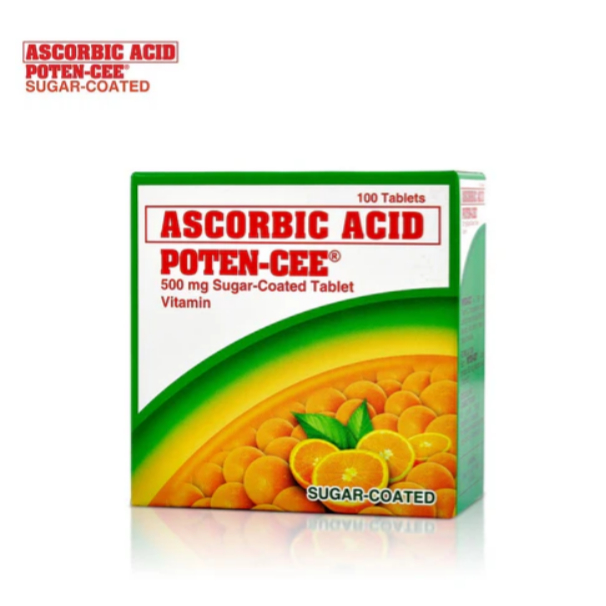 Poten-Cee (Sugar Coated) 500mg - 10 TABLETS | Shopee Philippines