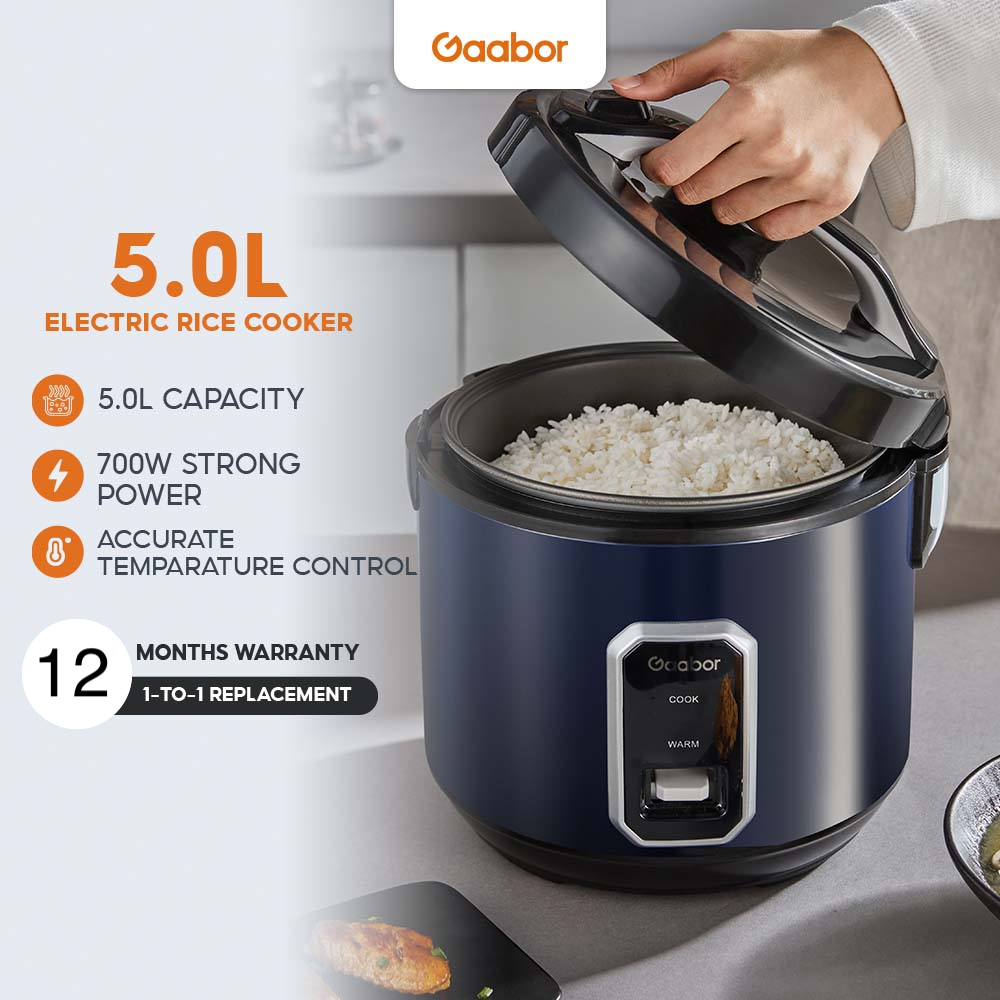 【NEW】Gaabor Electric Rice Cooker Multi-Functional Cooking Non-Stick ...