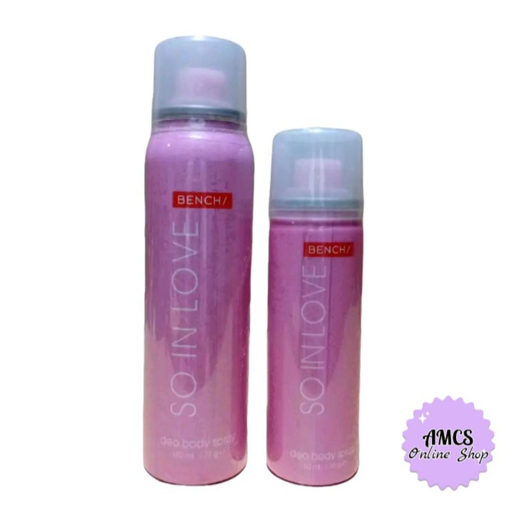 Bench So In Love for Women Perfume 100ml & 50ml | Shopee Philippines